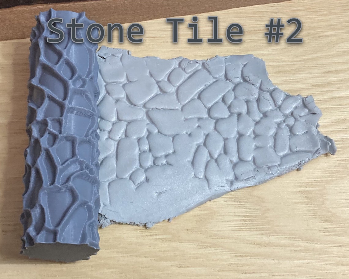 Stone Tile Texture Rollers | Etsy