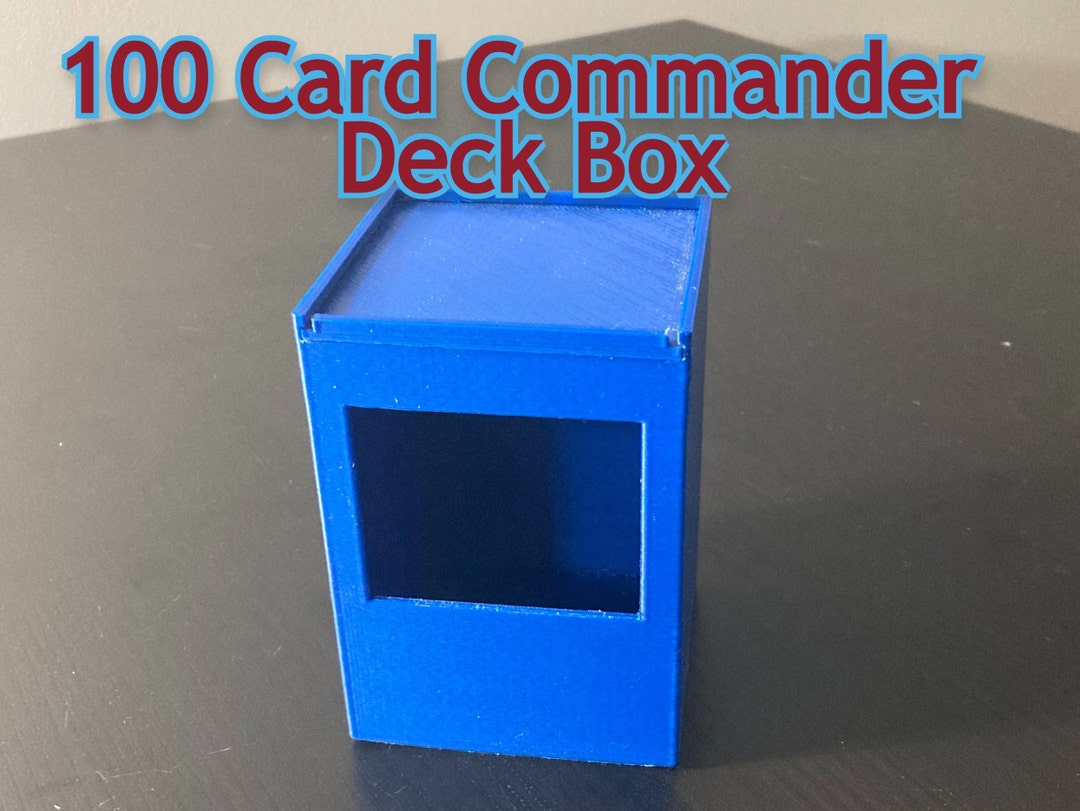 100 Card Commander Deck Box magic the Gathering - Etsy