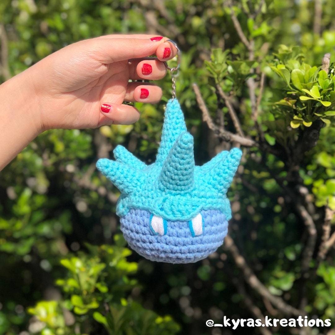 PDF CROCHET PATTERN Cryo Slime Amigurumi Keychain - Etsy