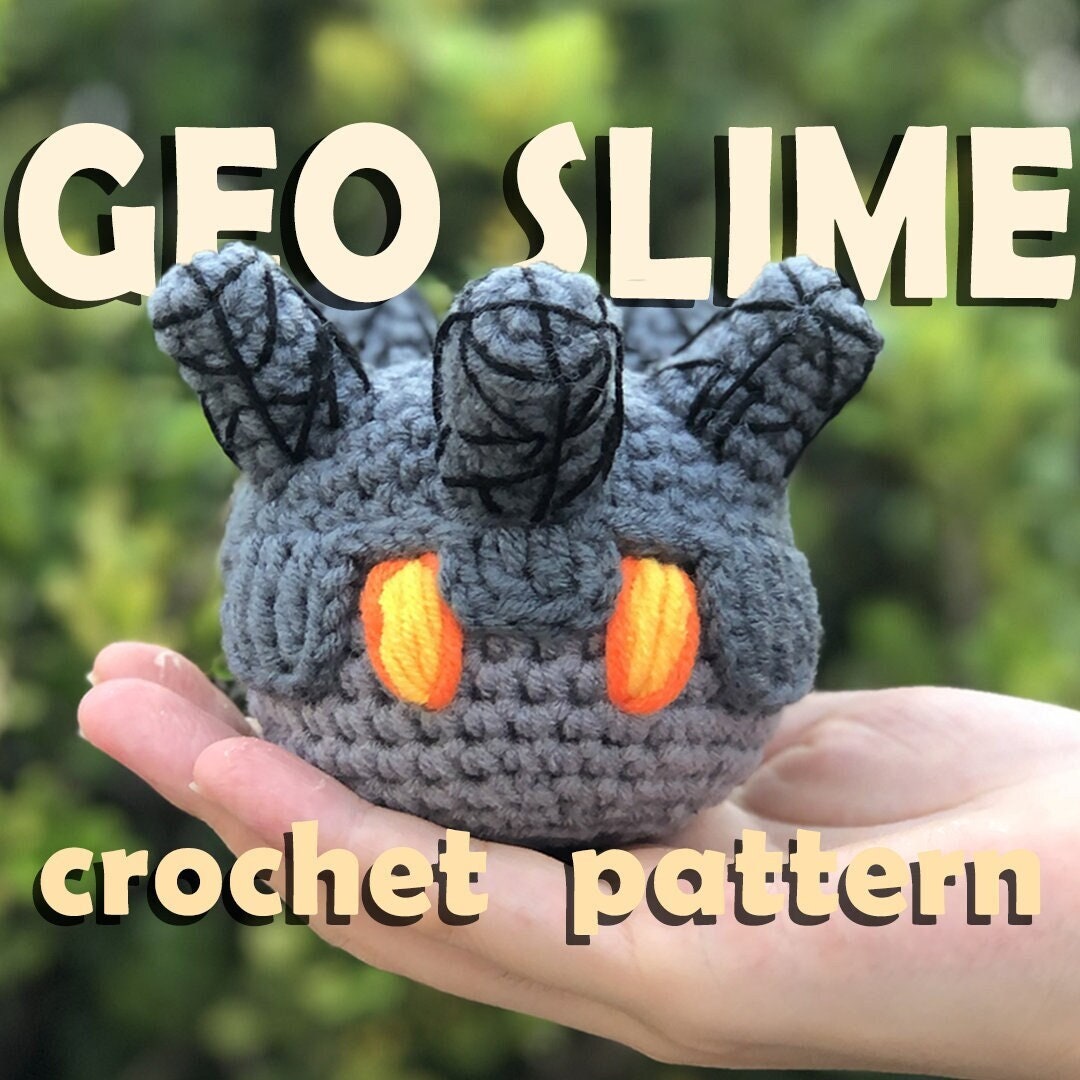 PDF CROCHET PATTERN | Geo Slime Amigurumi Keychain - Etsy
