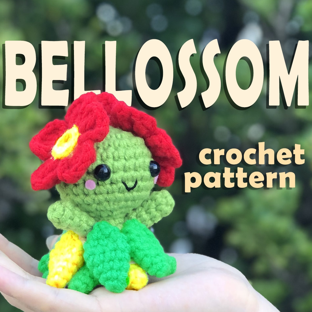 PDF CROCHET PATTERN | Bellossom Flower Amigurumi Keychain - Etsy