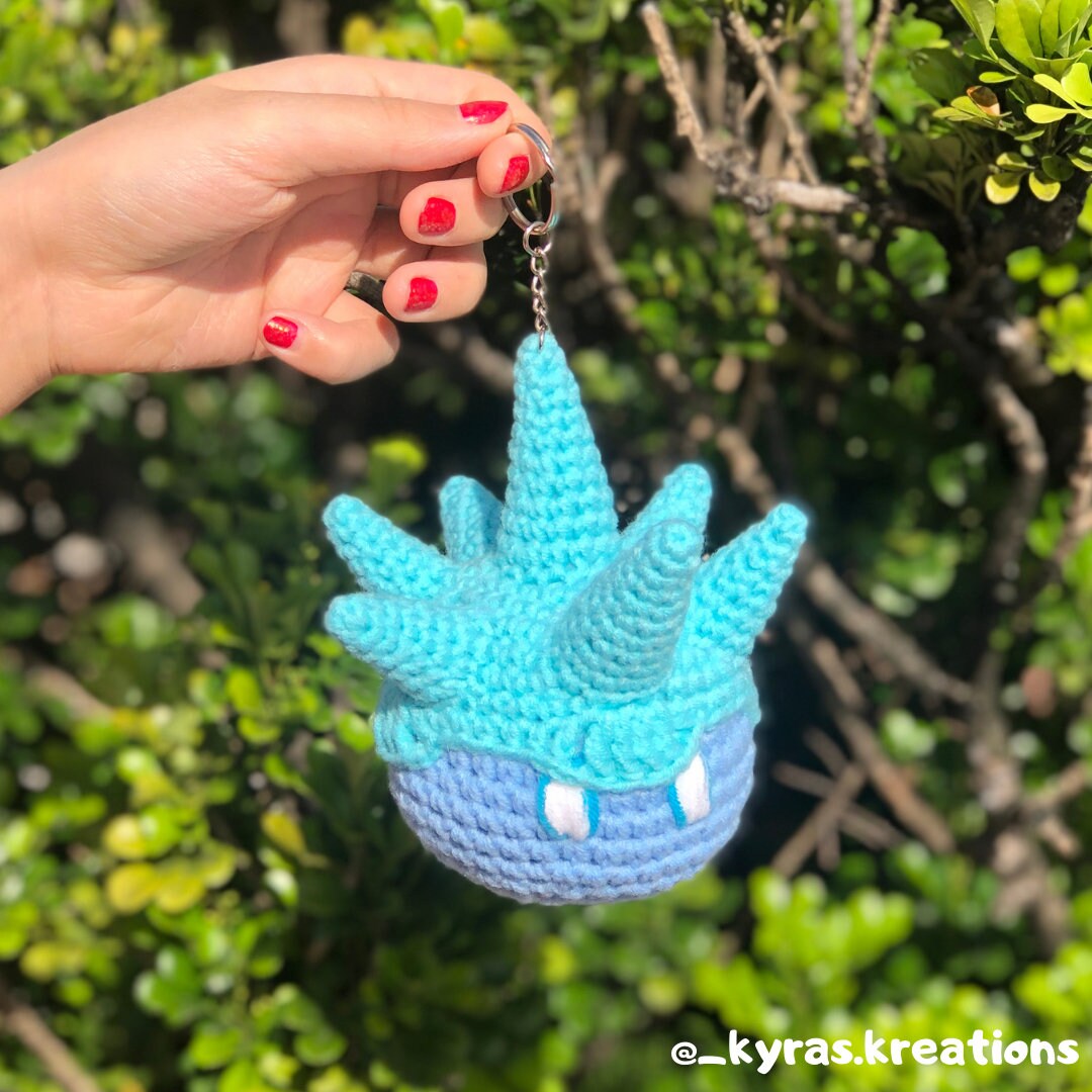 PDF CROCHET PATTERN Cryo Slime Amigurumi Keychain - Etsy