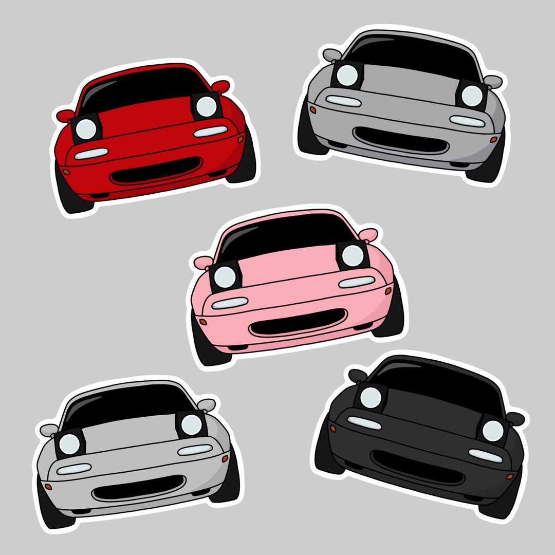 Custom Miata Mx5 Car Stickers Waterproof Water Bottle Stickers Gifts - Etsy