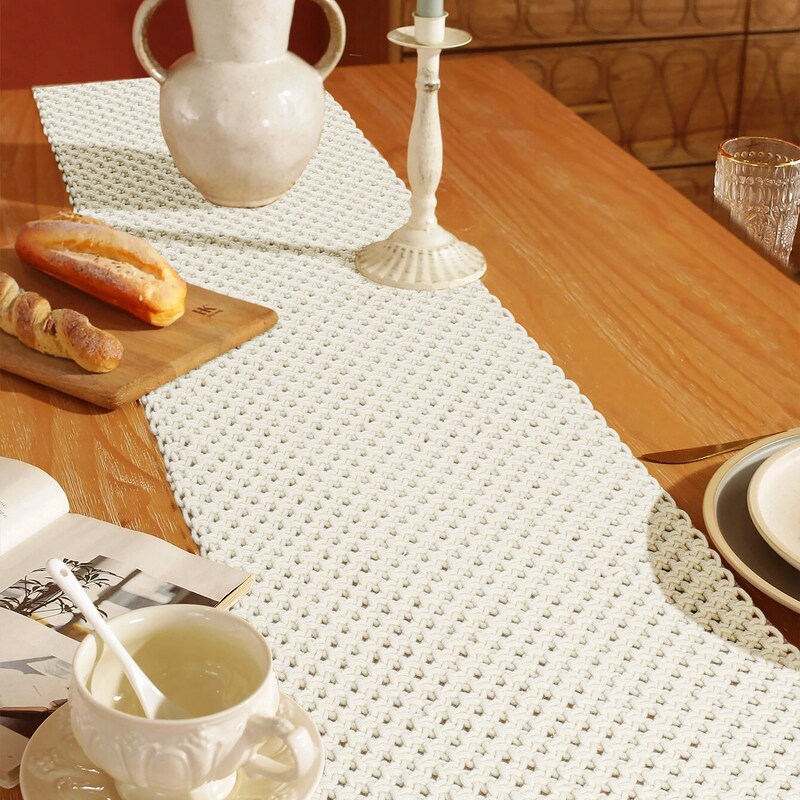 Macrame Table Runner - Etsy