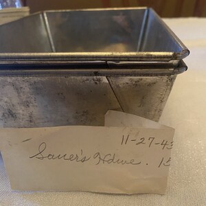 Primitive Old 33 - 10-5/8" X 6-5/8" X 2-7/8" Antique Large Bread Loaf ...