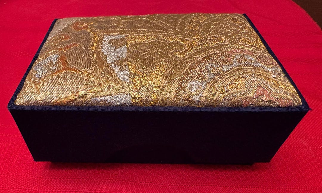 Upholstered Velvet Keepsake Box - Etsy