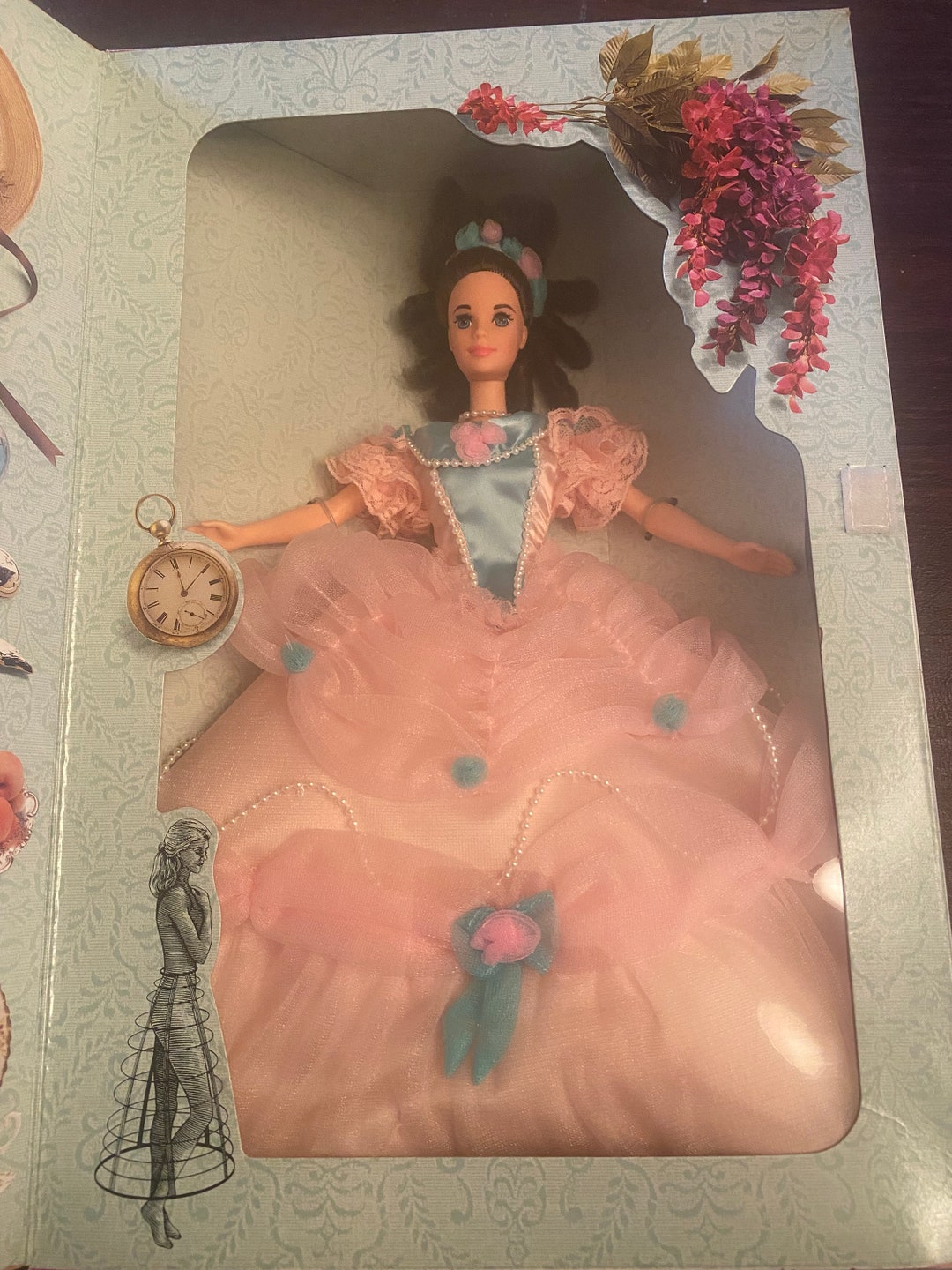 Mattel Southern Belle 1850s Barbie Doll 1993 NRFB #12478 Great Eras ...