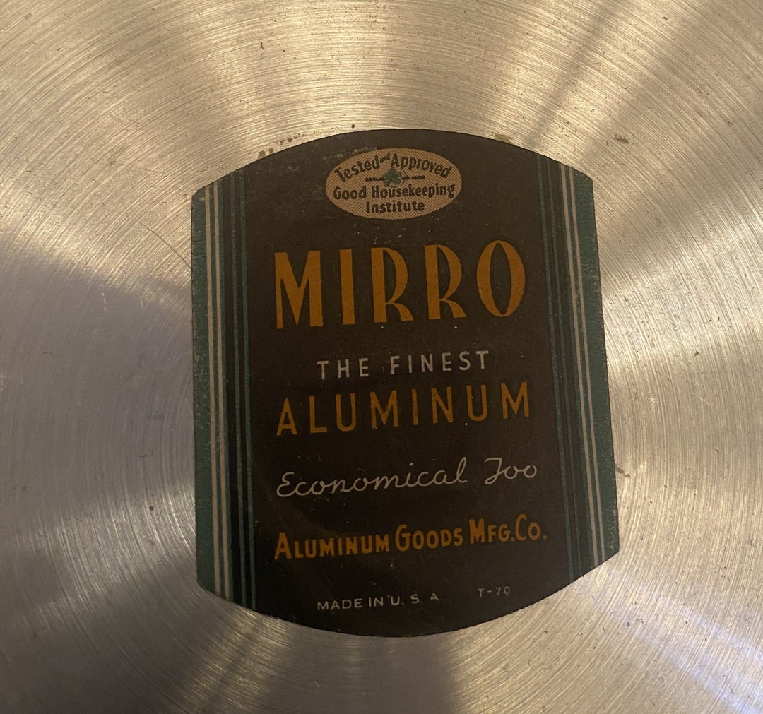 Vintage Mirro 9" Cake Pan 379M Removable Bottom Aluminum Bakeware ...