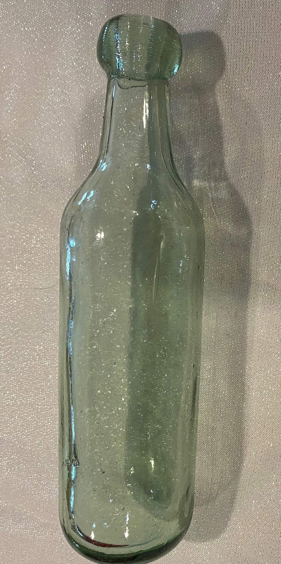 Antique Vintage Round Bottom Torpedo Soda Water Bottle - Etsy