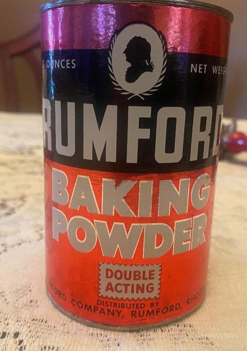 Vintage Rumford Baking Powder Tin General Foods ,rumford RI, 1950-60s ...