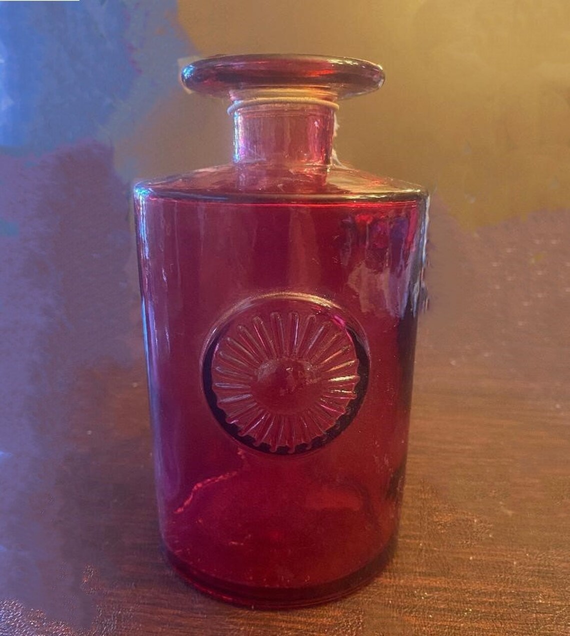 Vintage Vidrios San Miguel Red Glass Vase - Etsy