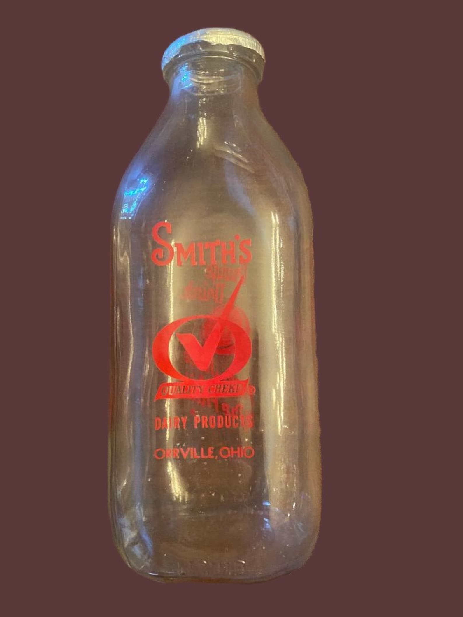 Vintage Smiths Dairy Orange Drink Bottle Orrville Ohio - Etsy