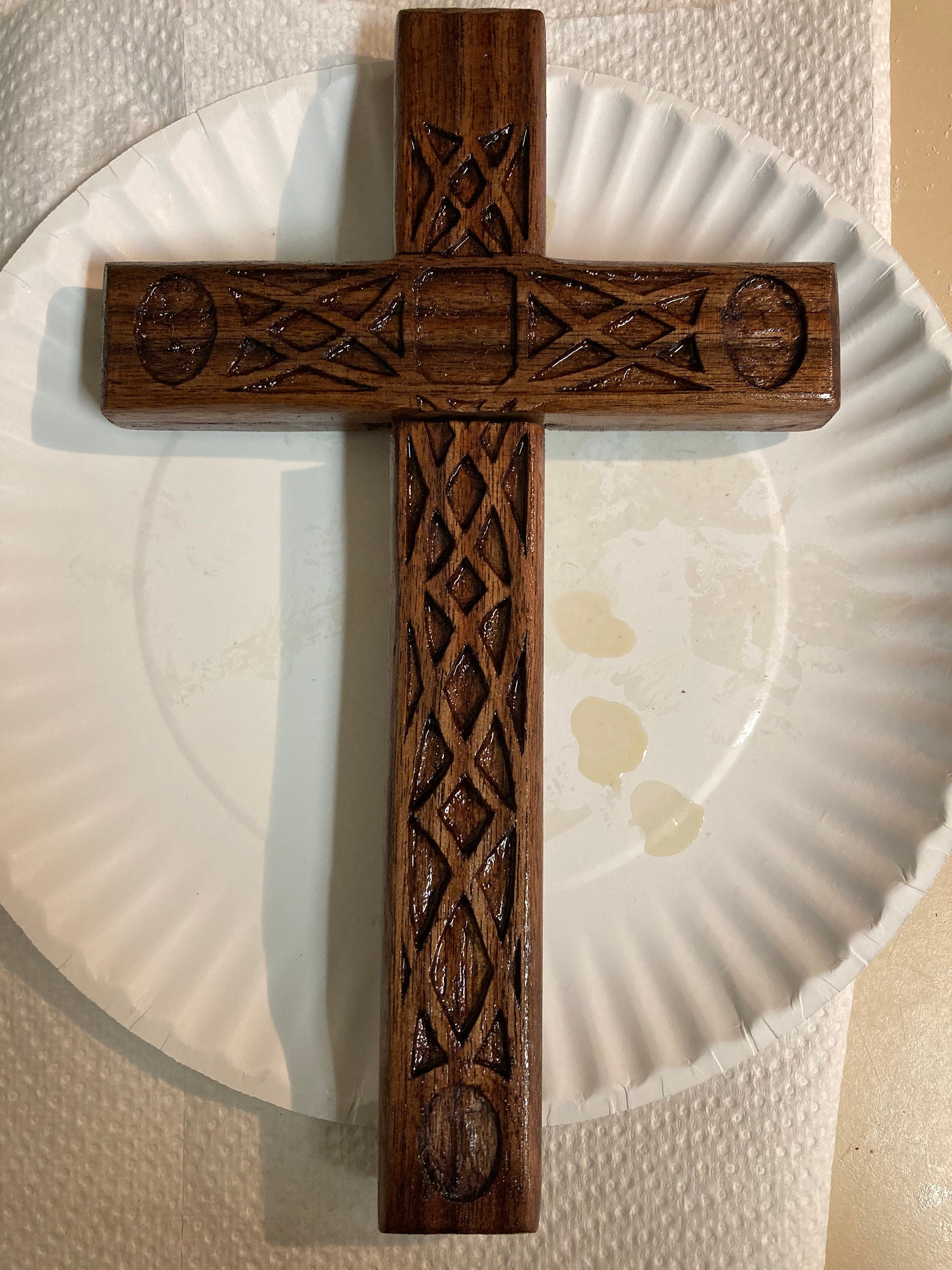 Celtic Wedding Crucifix (irish Catholic Cross): Personalized. - Etsy