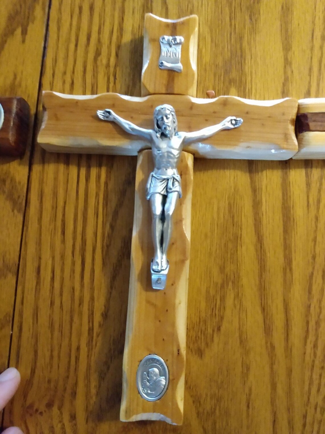 Personalized Crucifix- Curved Edge - Etsy