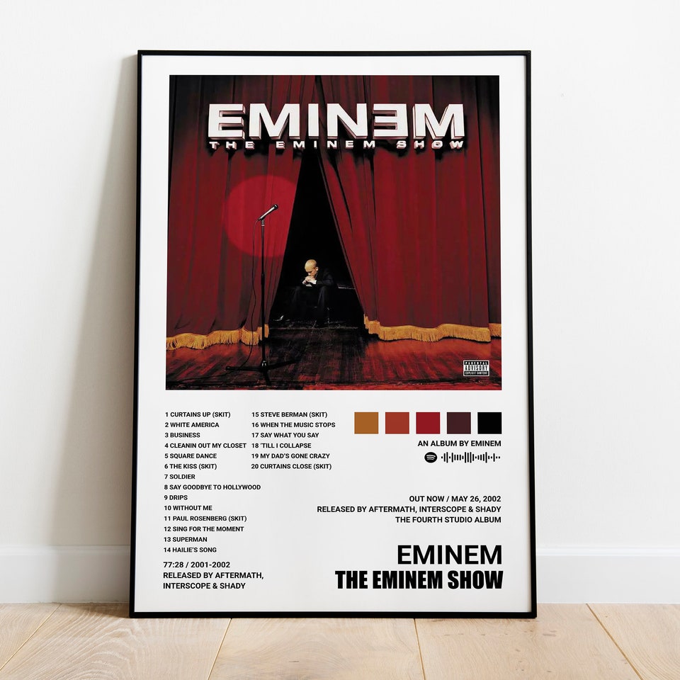 Eminem Posters / The Eminem Show Poster, Album Cover Poster Poster ...