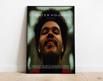 The Weeknd After Hours Art - Etsy