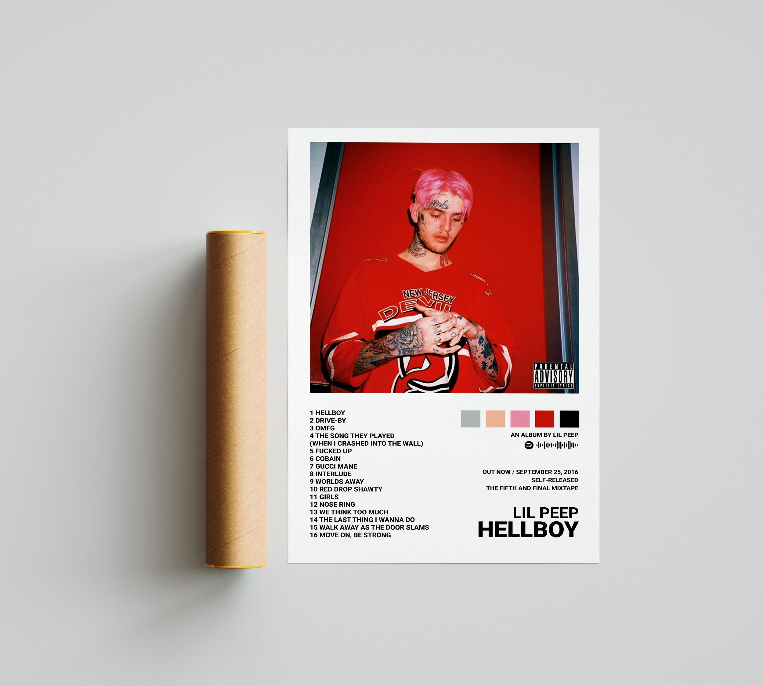 Lil Peep Posters / Hellboy Poster / Album Cover Poster sold by Bruno ...