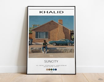Khalid Album Poster - Etsy
