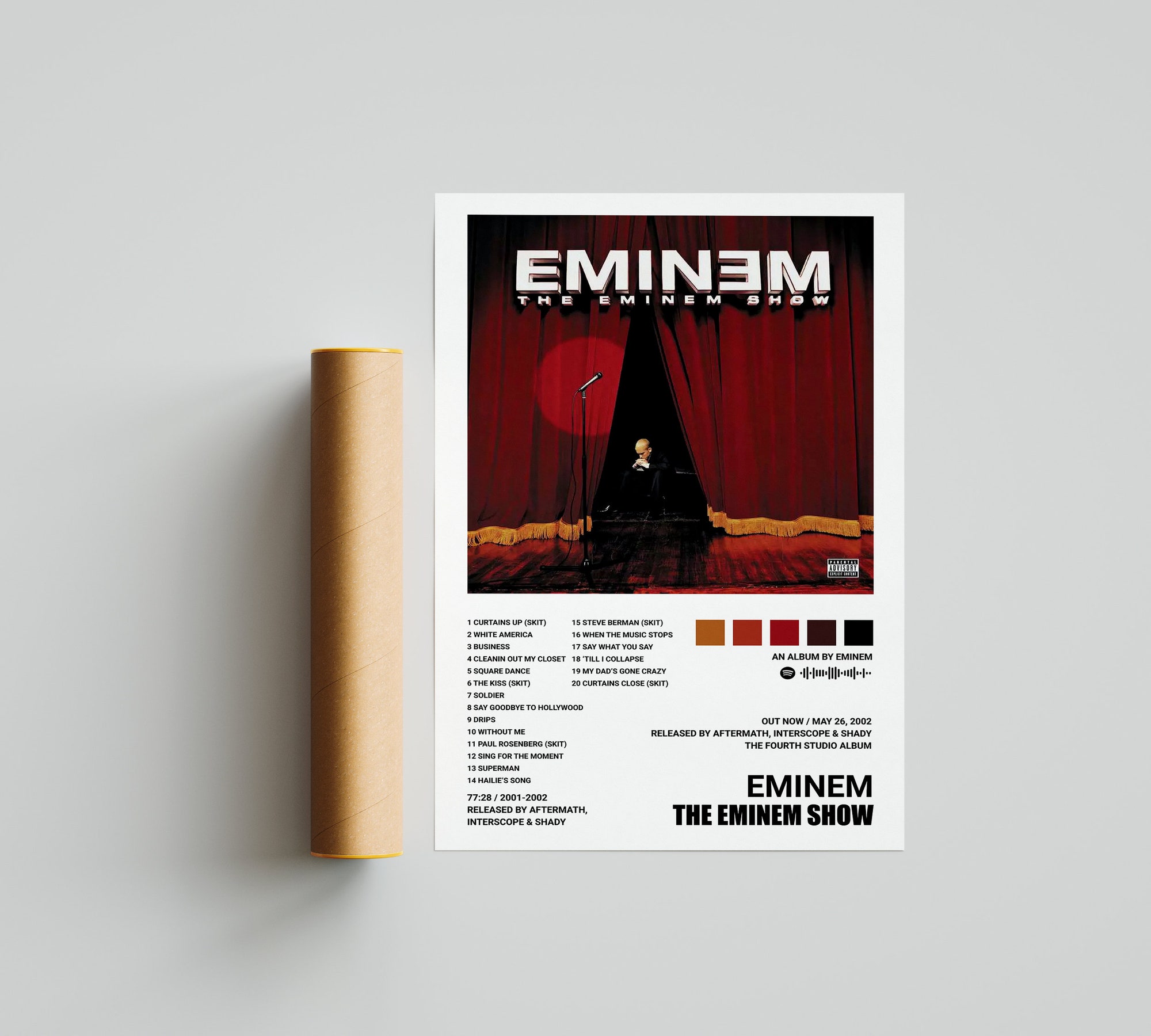 Eminem Posters / The Eminem Show Poster, Album Cover Poster Poster ...