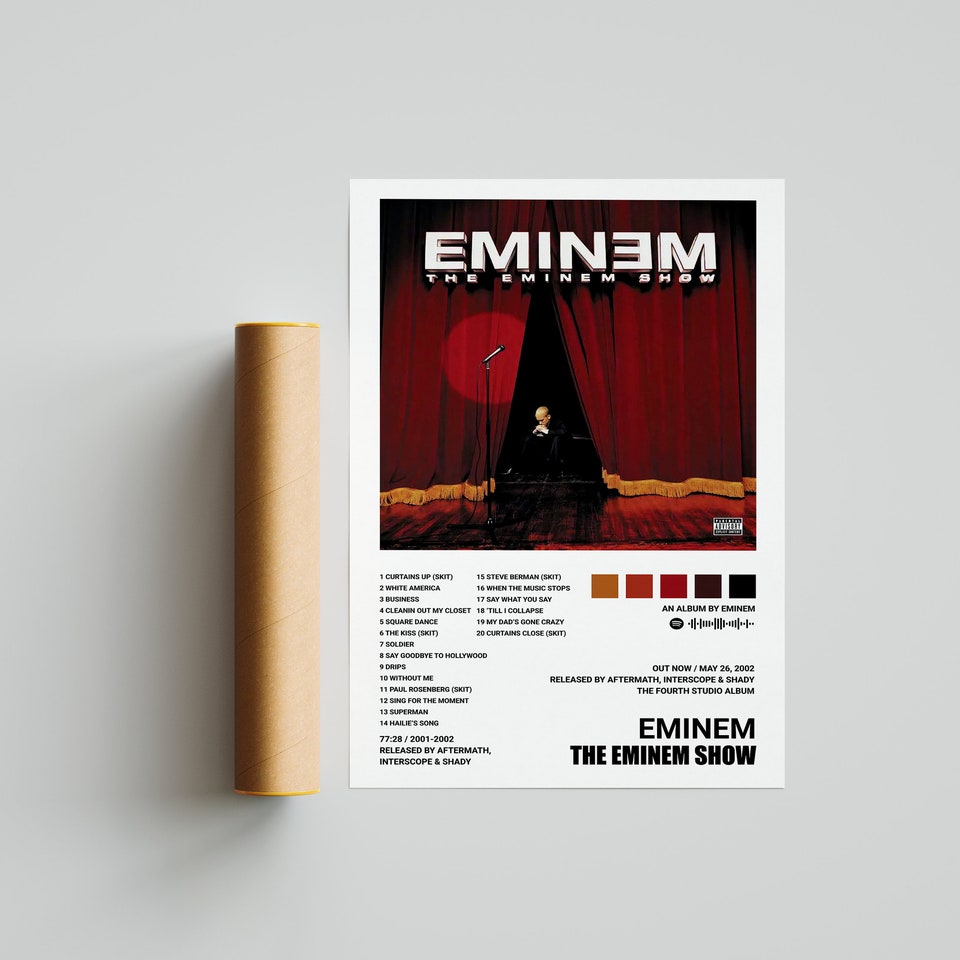 Eminem Posters / The Eminem Show Poster, Album Cover Poster Poster ...