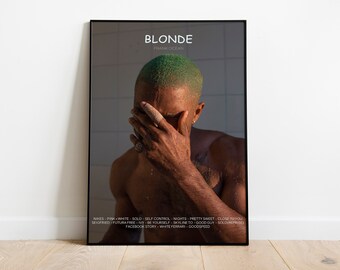 Blonde Album Poster - Etsy