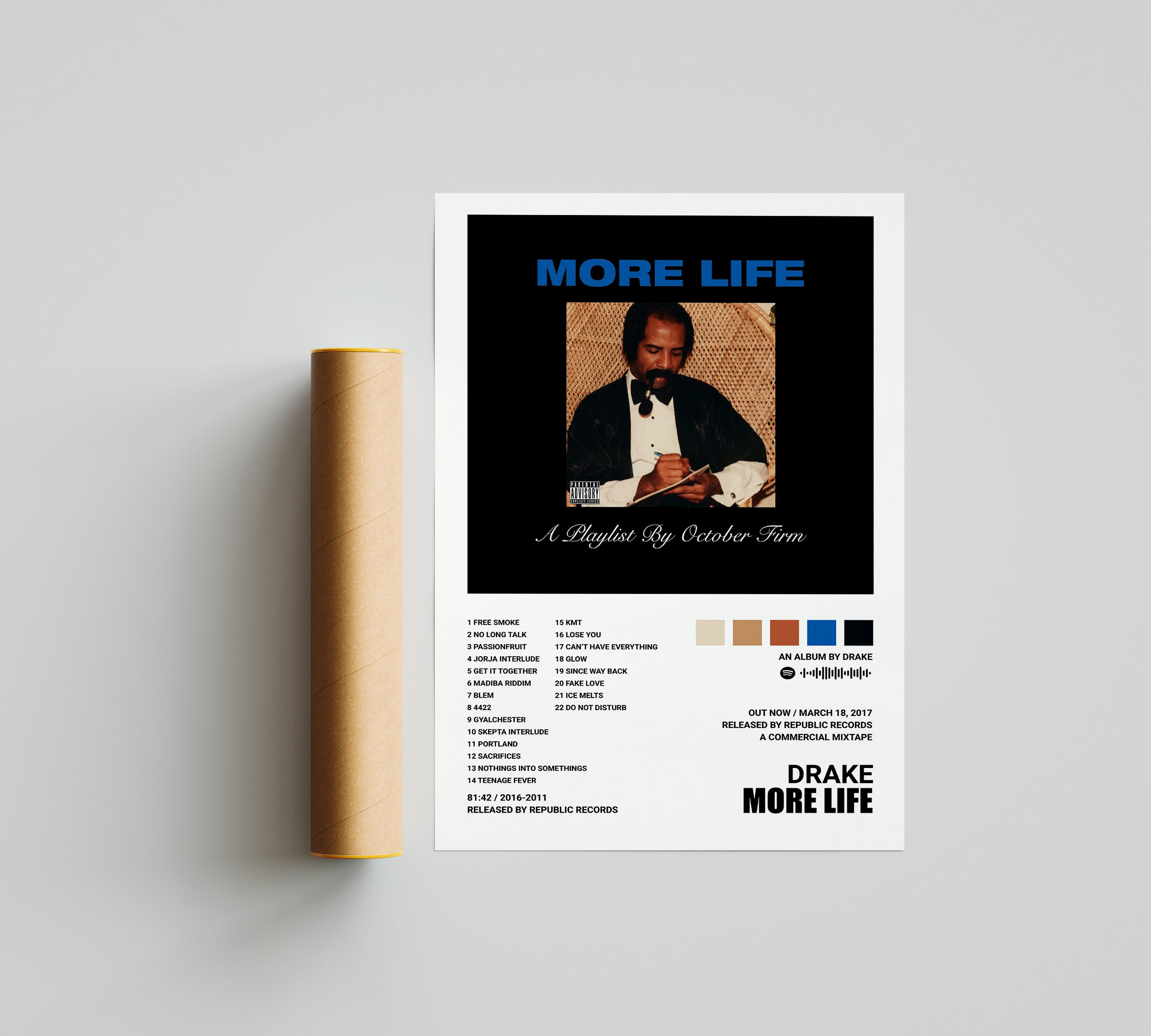 Drake Poster / More Life Poster, Album Cover Poster sold by Sara Menker ...