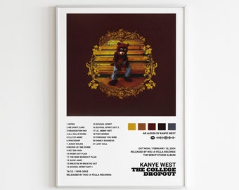 The College Dropout Album Poster - Etsy