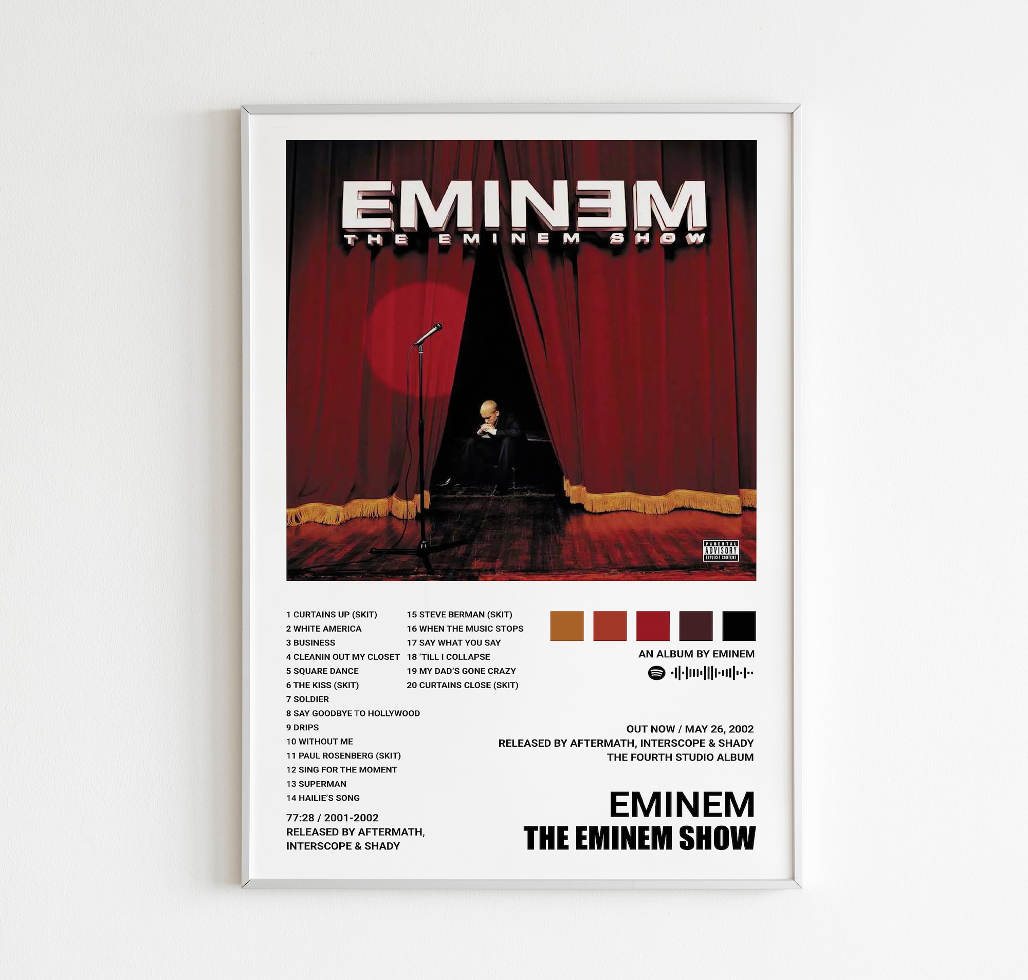 Eminem Posters / The Eminem Show Poster, Album Cover Poster Poster ...