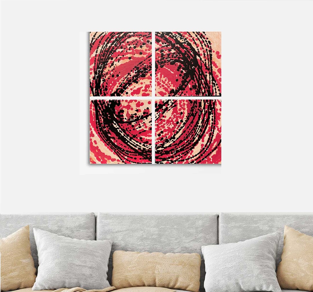 Original Abstract Painting / Art / Artwork - "deep Space Supernova ...