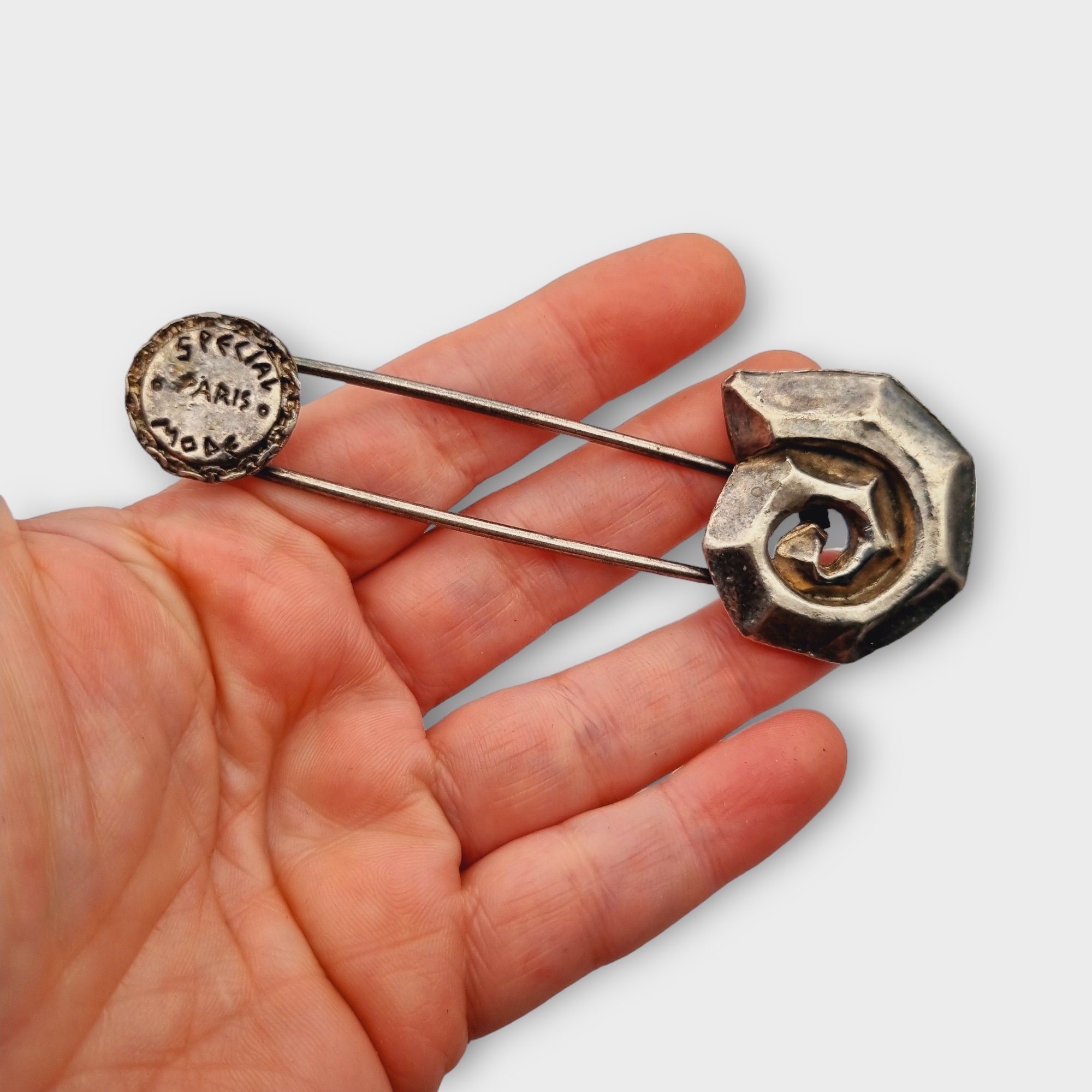 Épinglette spéciale Paris Mode vintage pour femme, spirale allongée en ...