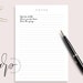 Simple Notes Page Printable, Lined Note Paper, Notes Page Planner ...