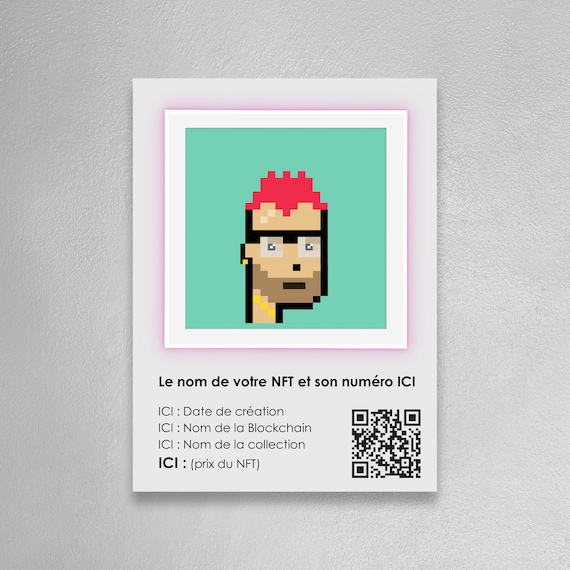 Custom NFT Board NFT Art NFT Poster Nft Poster | Etsy