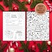 Printable Letter to Santa Coloring Page Christmas Wish List - Etsy