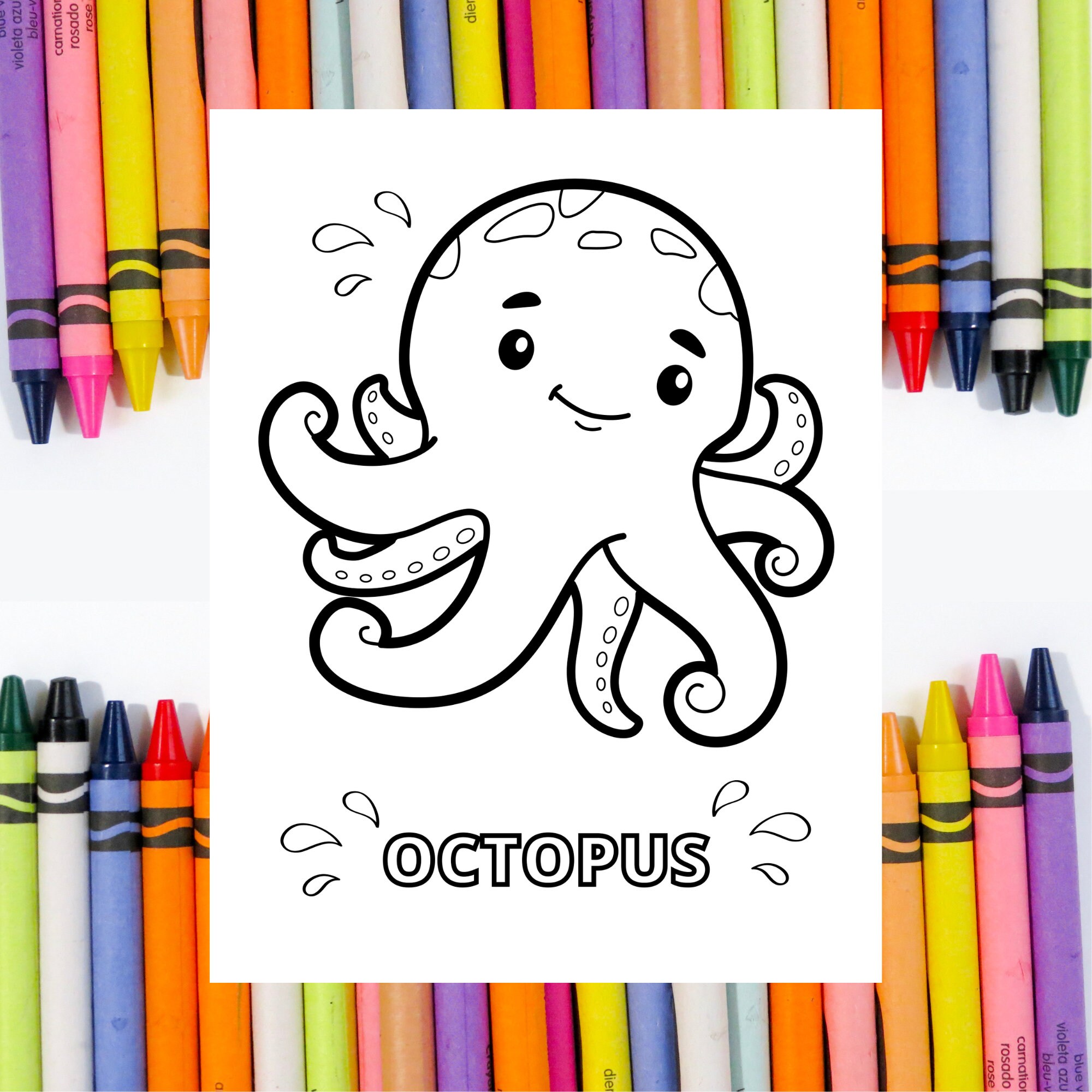 MEGA BUNDLE 100 PRINTABLE Coloring Pages for Toddlers , Preschoolers ...