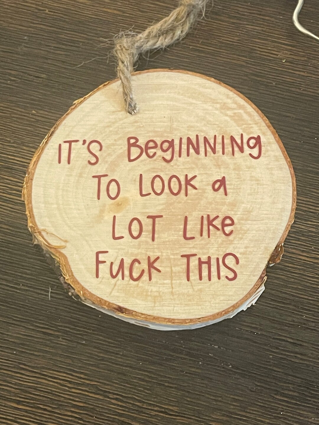 Snarky Christmas Ornament - Etsy