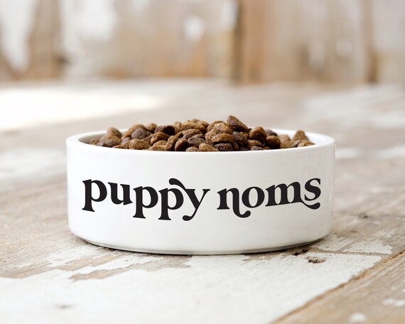 Puppy Noms Svg Dog Bowl Svg Dog Treat Svg Dog Biscuits | Etsy