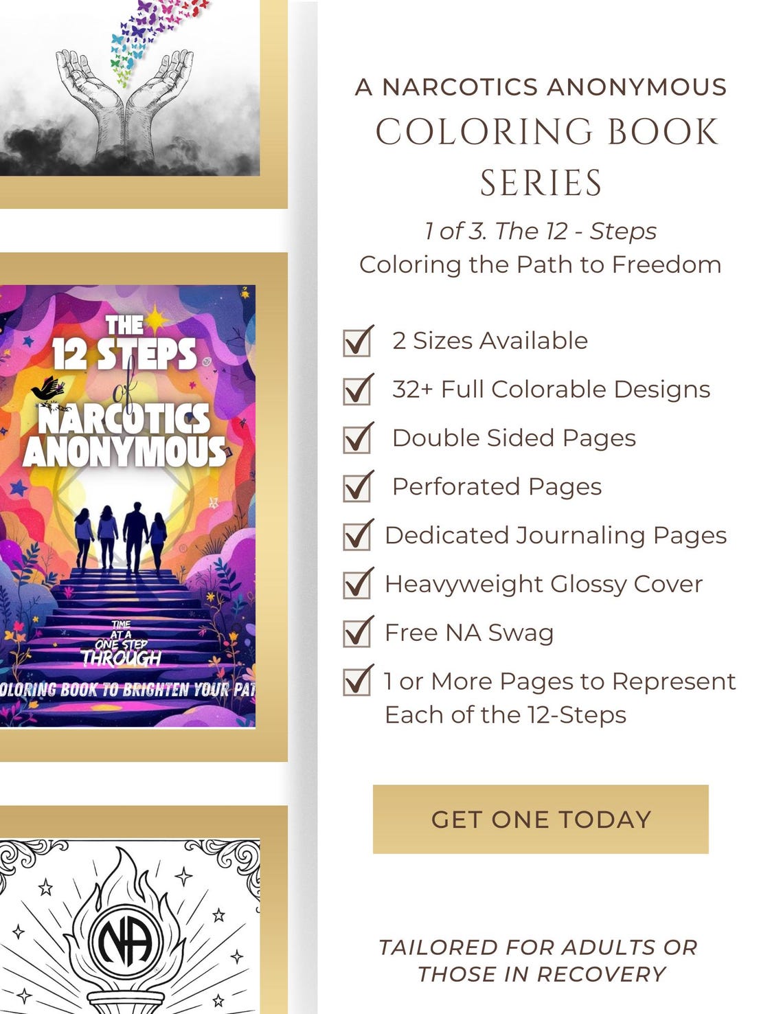 Narcotics Anonymous 12-step Coloring Book: Recovery Gift W/ NA Swag - Etsy