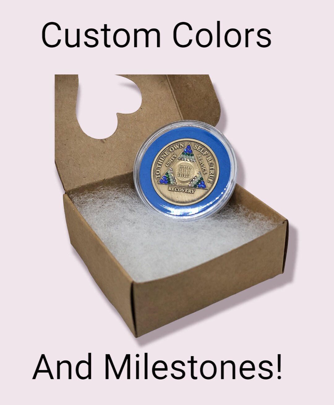 ANY YEAR Alcoholics Anonymous Bronze Coin! All Milestones Are Available ...