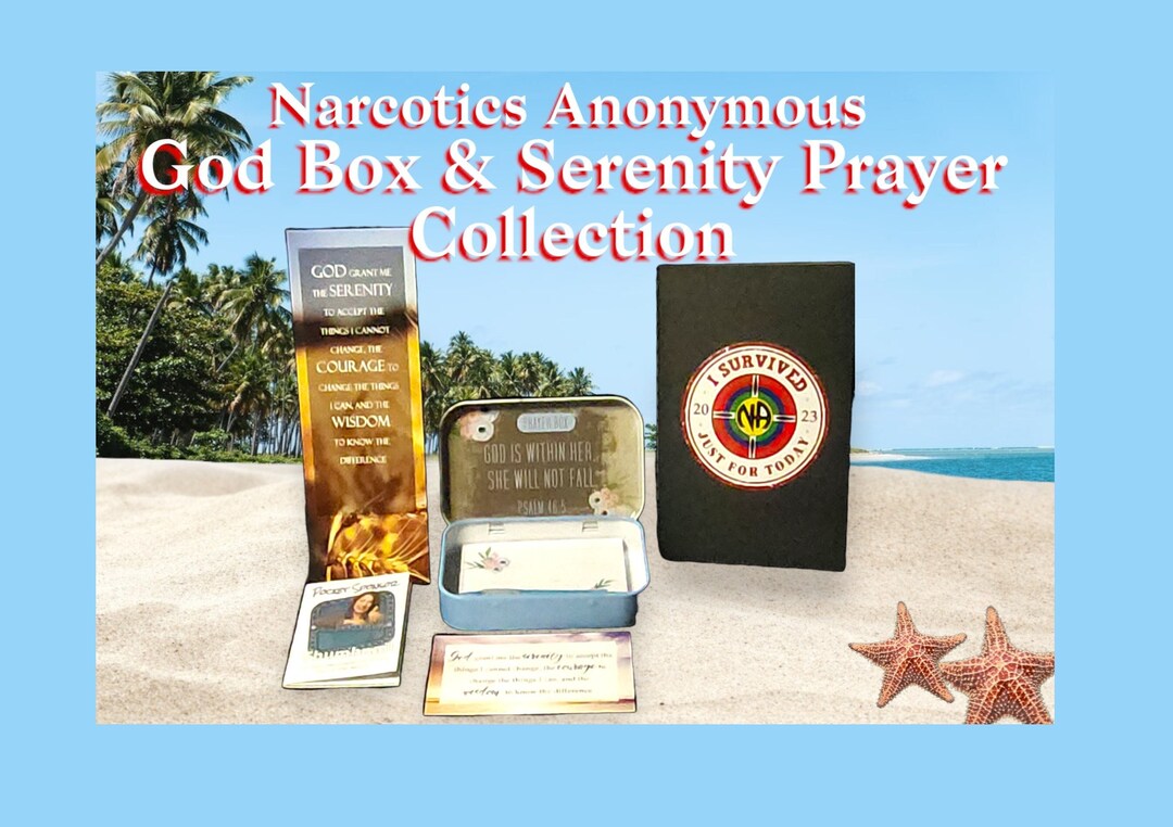 NA God Box Collection: Serenity Prayer, Sponsor Book & Notebook - Etsy