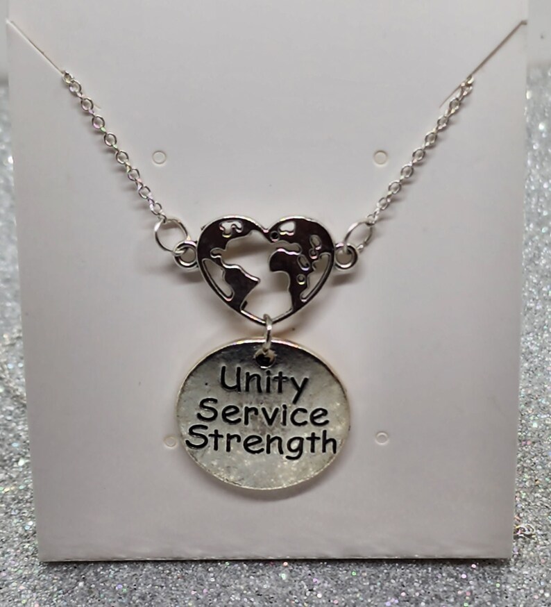 925 Narcotics or Alcoholics Anonymous Unity Service Strength - Etsy