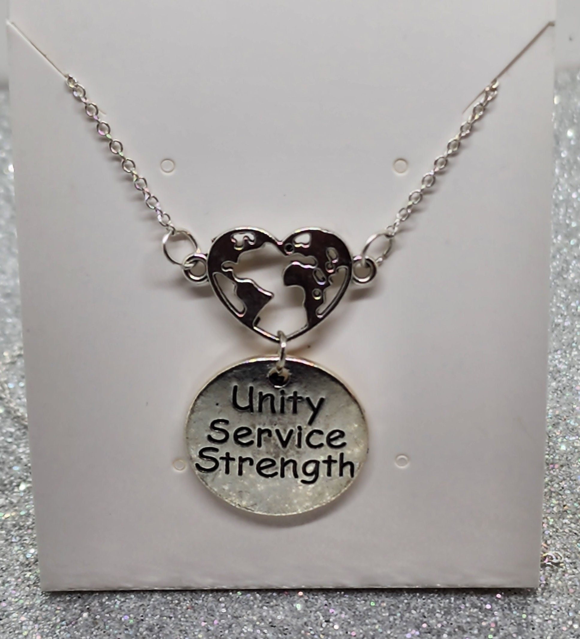 925 Narcotics or Alcoholics Anonymous Unity Service Strength - Etsy