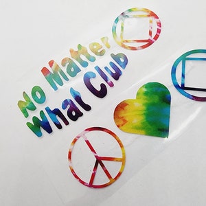 4 NA Vinyl Decals! Tie Dye Narcotics Anonymous Decals With Freebies ...