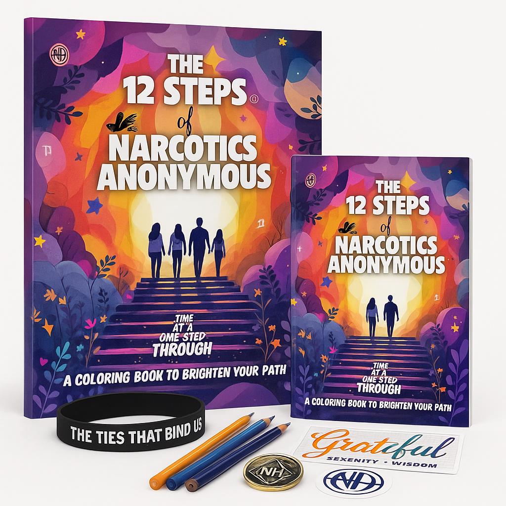 Narcotics Anonymous 12-step Coloring Book: Recovery Gift W/ NA Swag - Etsy