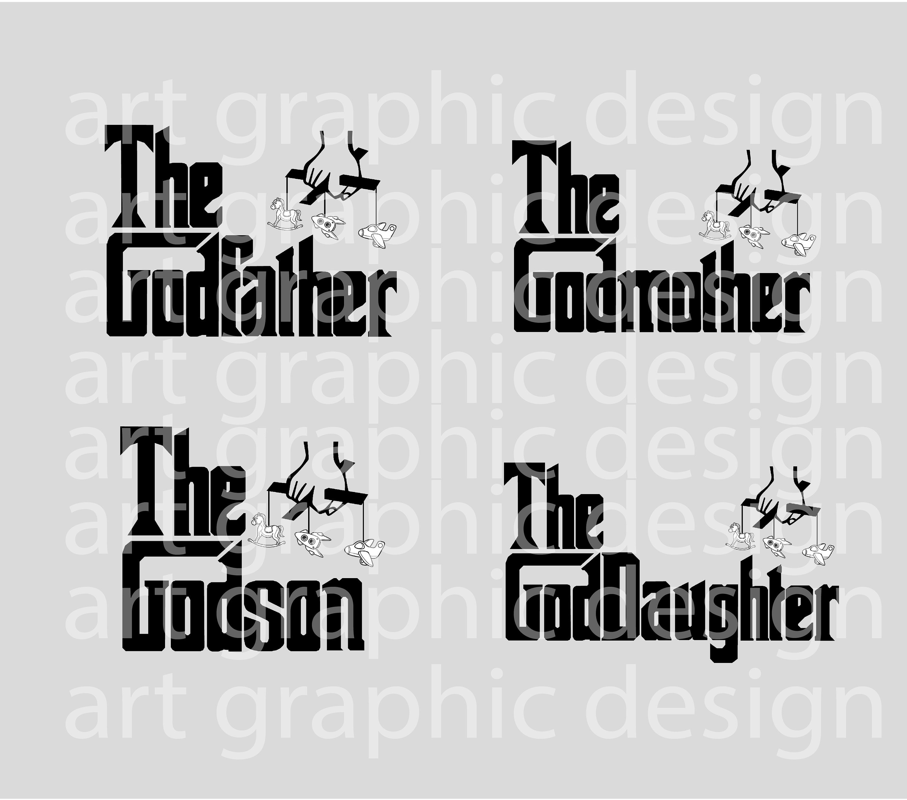 Godparents Svg God Father Svg God Mother Svg God Son Svg - Etsy UK