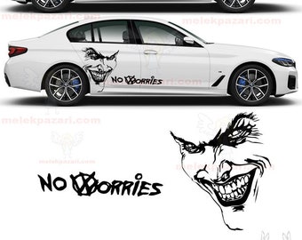 Joker Decal Car - Etsy