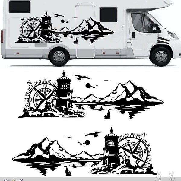 Lighthouse Decal - Etsy