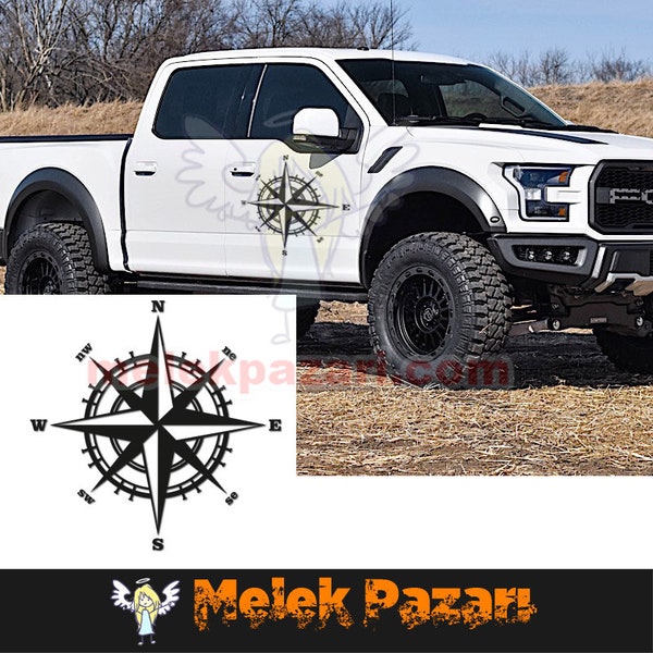 Compass Sticker - Etsy