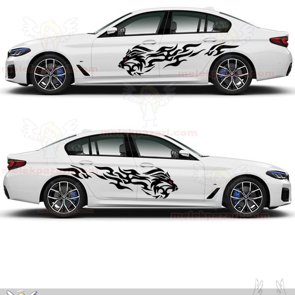 Lion Car Decals - Etsy