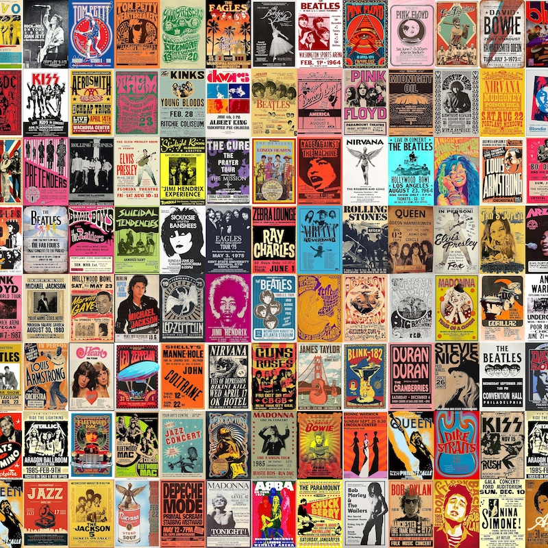 Concert Posters - Etsy