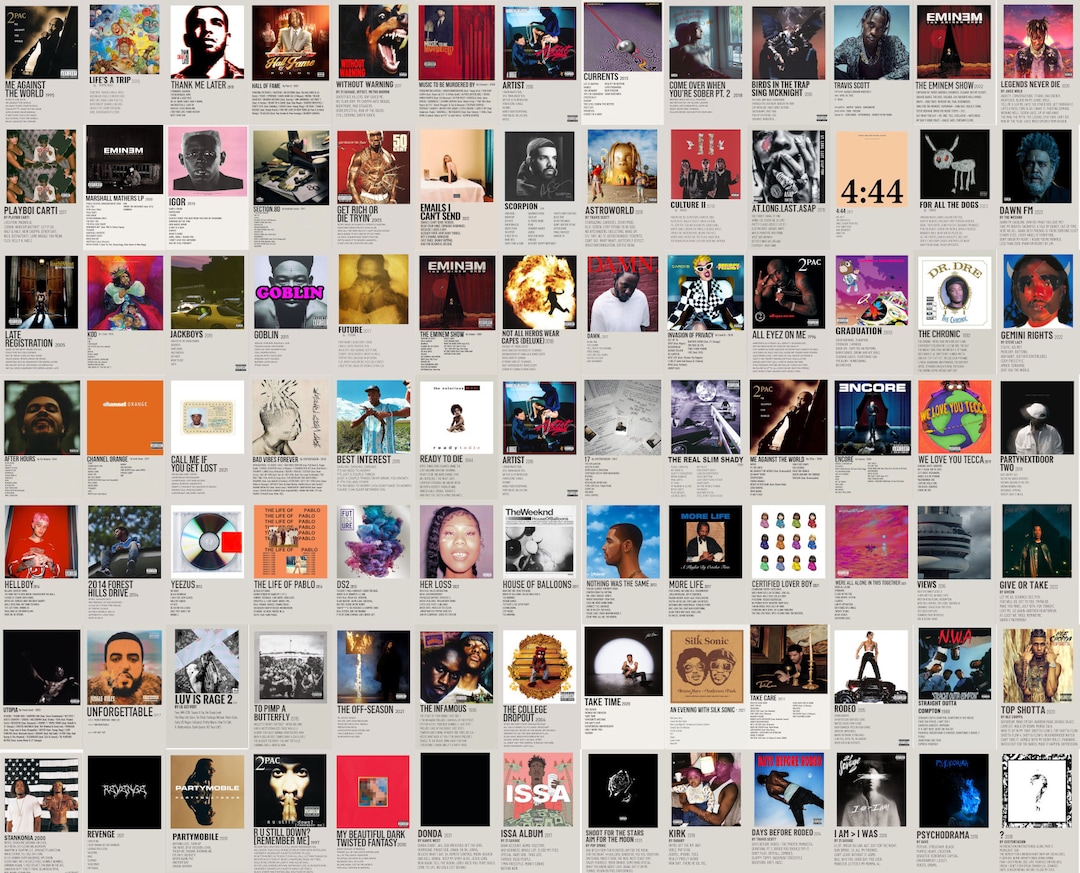 Minimalist Rap Album Cover Poster, Minimalist Hip-hop Music Poster ...